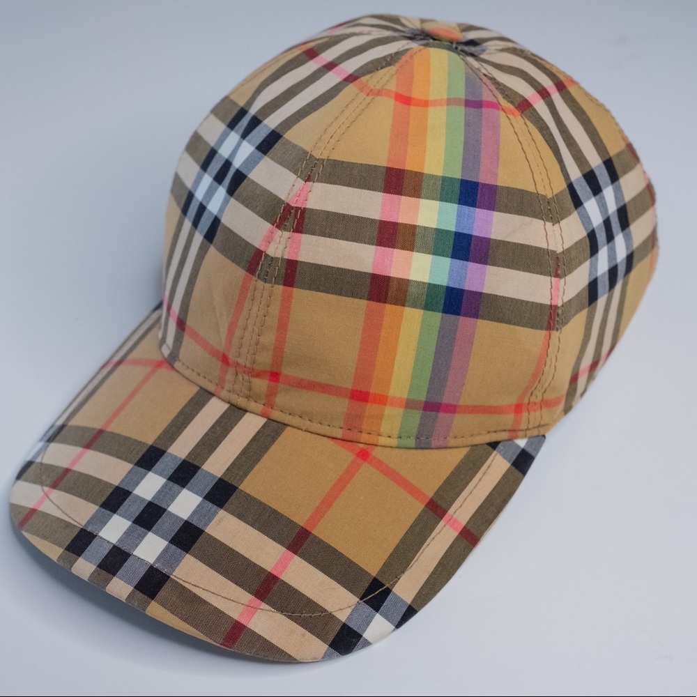 Burberry Pride-Edition Check Cap - Gem